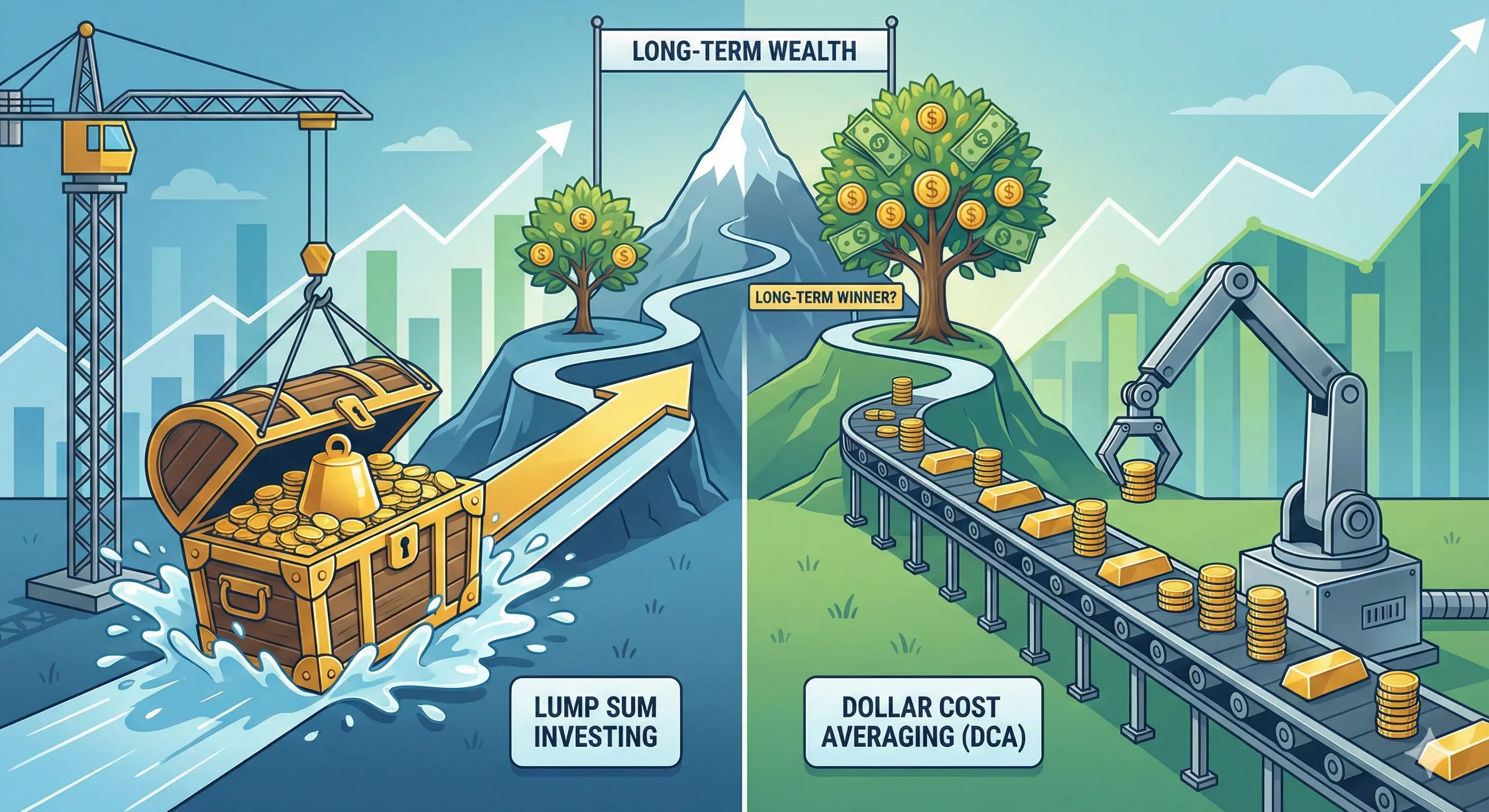 Lump Sum vs DCA Calculator: Mathematical Comparison