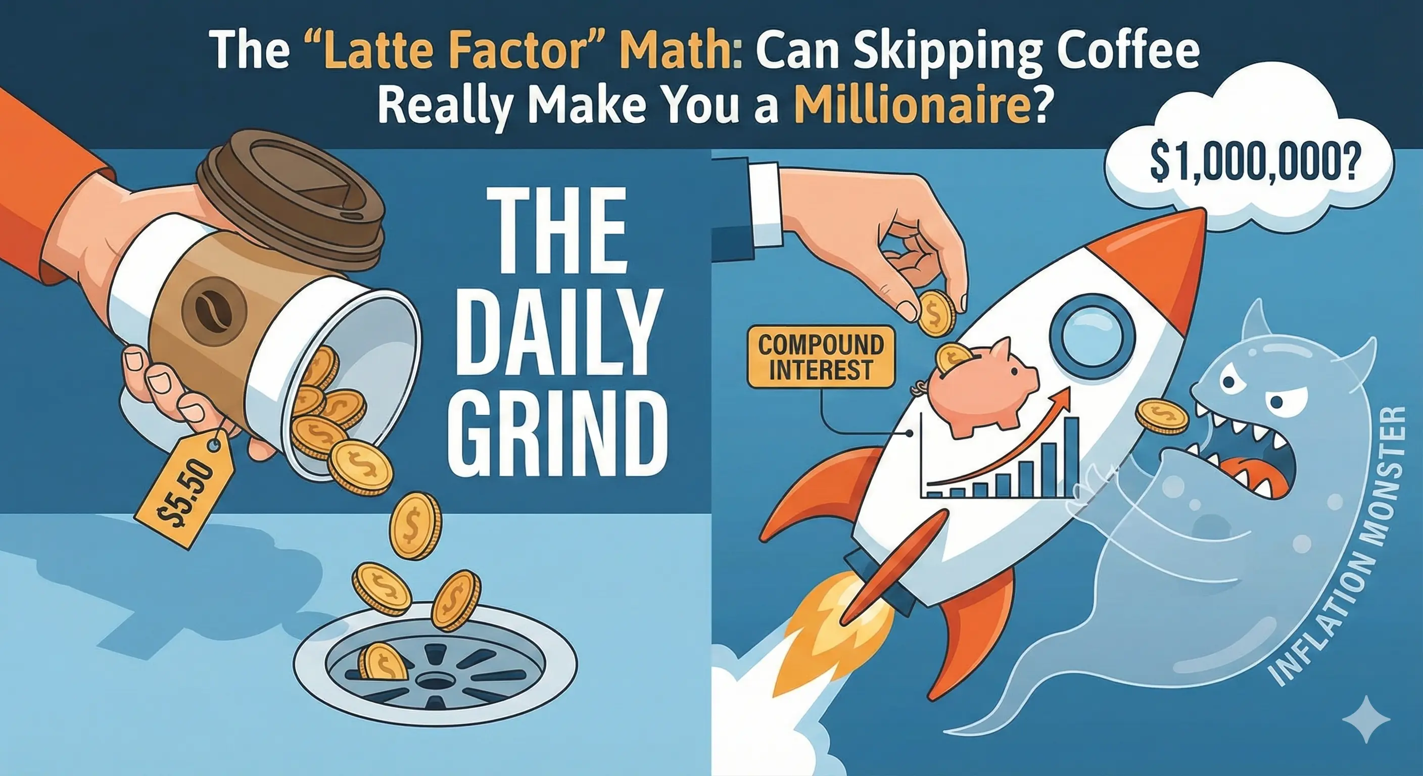 Latte Factor Calculator: The True Cost of Your Coffee